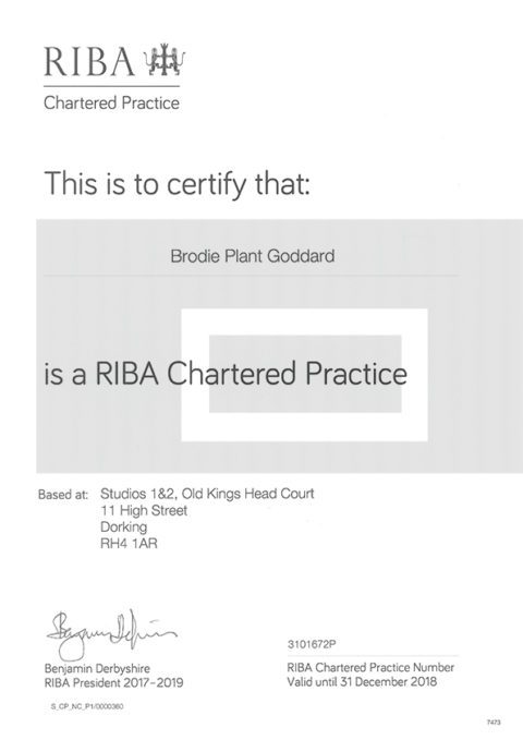 RIBA Charted Practice Renewal - BPG
